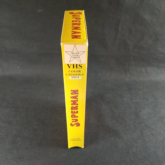 SUPERMAN SILVER SCREEN Video VHS Animated Cartoon 1989 Near Mint See ...