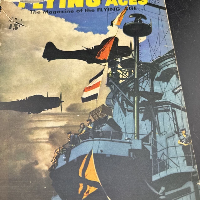 WW2 FLYING ACES Magazine April 1944 Army Air Force Schweinfurt Raids £ ...