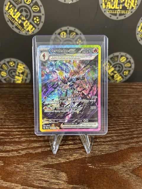 POKÉMON TCG PRISMATIC Evolutions Ceruledge EX #147/131 Special Illustration Rare £107.24 ...