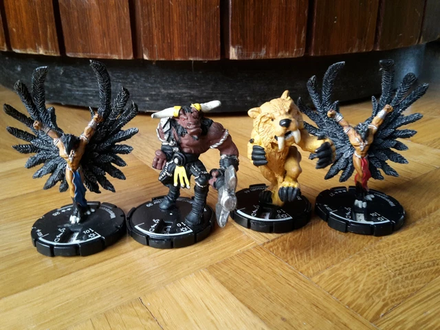 4 X TABLE Weresabertooth Wereraven Minotaure Warrior Mage Knight ...