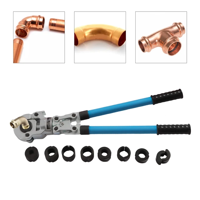 PIPE CRIMPER PLUMBING Copper Fittings Crimping Tool TH16-32mm V12-28mm ...