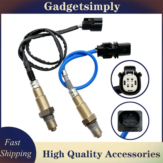 2PCS UPSTREAM+DOWNSTREAM OXYGEN O2 Sensor For 2012-2013 Ford Focus 2.0L ...