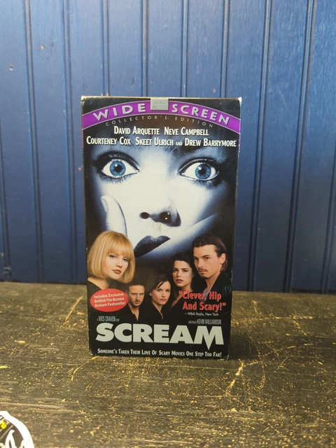 SCREAM VHS WIDESCREEN Collector's Edition! Wes Craven Horror Classic! £ ...