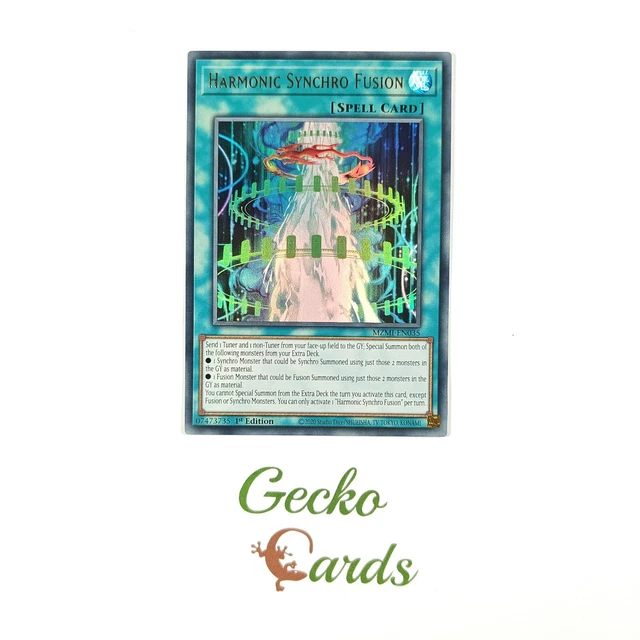 MZMI-EN035 HARMONIC Synchro Fusion Ultra Rare 1st Ed Yugioh Card Near Mint NM EUR 6,99 - PicClick IT