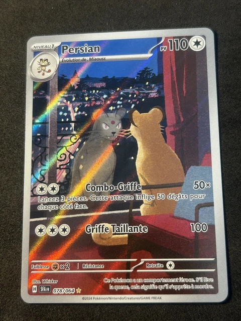 CARTE POKÉMON PERSIAN AR 078/064 EV06.5 Fable Nébuleuse SFA FR EUR 49 ...