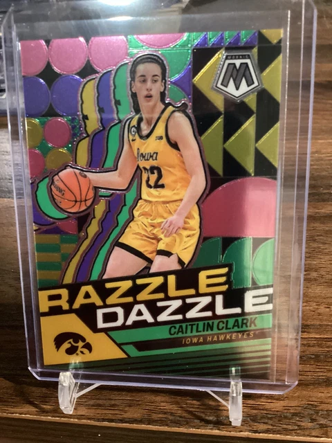 2024 PANINI CAITLIN Clark 2 Card Ssp Razzle Dazzle Prizm Mosiac Set Rd1 ...