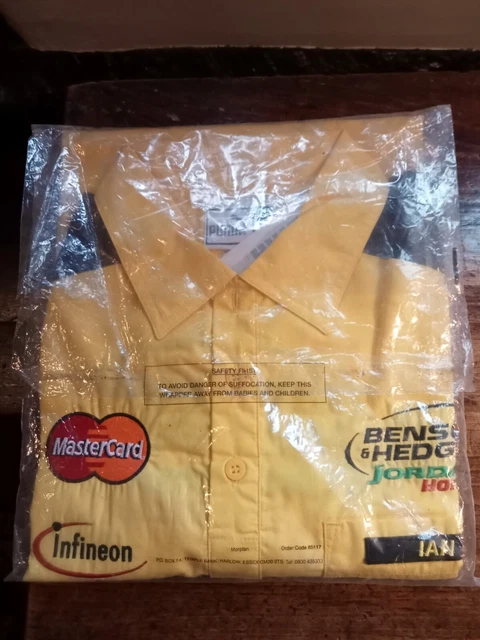 PUMA JORDAN HONDA Benson & Hedges F1 Pit Crew Shirt Ian. Please Read ...