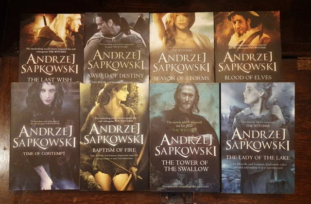 THE WITCHER SERIES 8-Book Collection Set by Andrzej Sapkowski (Paperbacks) £47.97 - PicClick UK