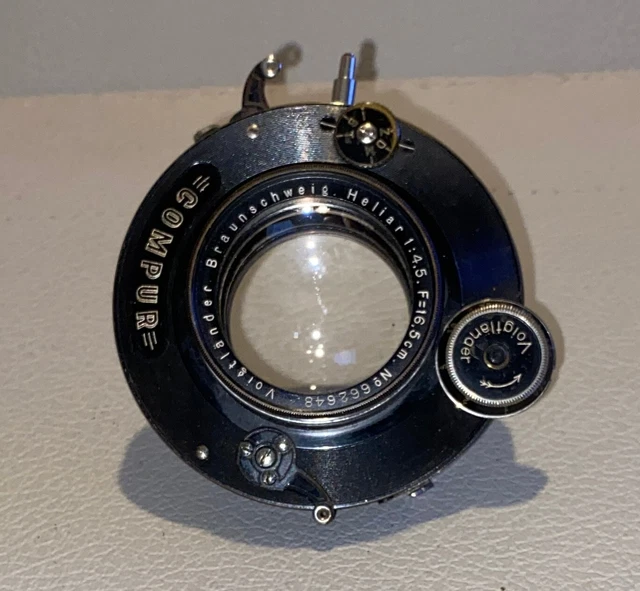 VOIGTLANDER HELIAR 16,5 CM F 4,5, Sn 662648 pour Bergheil et autres EUR ...