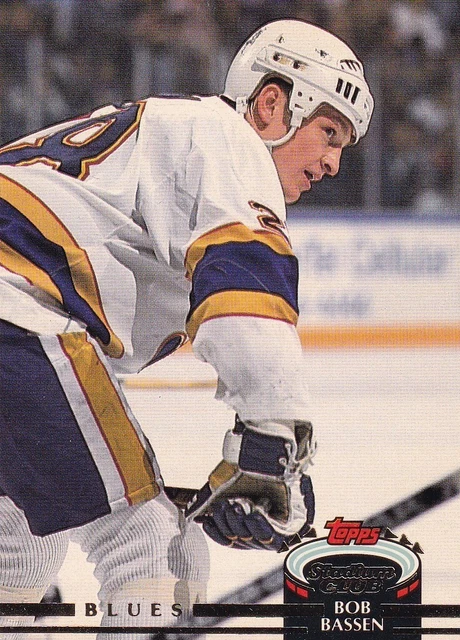 1992-93 TOPPS STADIUM Club #176 Bob Bassen St. Louis Blues EUR 1,43 ...