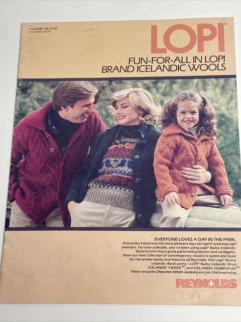 LOPI FUN FOR All in Lopi Brand Icelandic Woods Sweaters Knit & Crochet ...