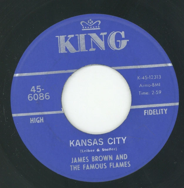 & KANSAS CITY.& james brown & the famous flames. KING 7in 1967. EUR 8 ...