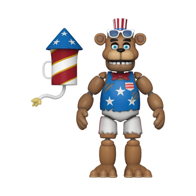 FIVE NIGHTS AT Freddy's - USA Firework Freddy Action Figure [OE] £15.77 ...