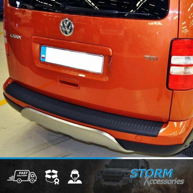 VW CADDY 2004-14 Oem Style Black Rear Bumper Cover-Bumper Protector ...