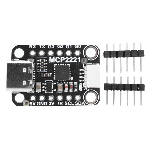 MCP2221A USB TO GPIO Converter ADC I2C Useful for Adafruit Stemma QT ...