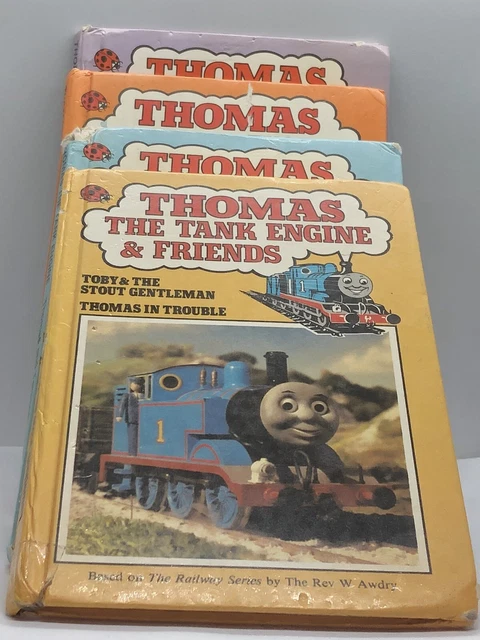 THOMAS THE TANK Engine & Friends Books X 4 1984 Ladybird Books $10.00 ...