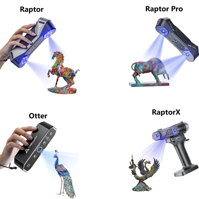 🔥ON SALE! CREALITY 3D-Scanner CR-Scan Otter/Raptor/Pro/X für 3D-Druck ...