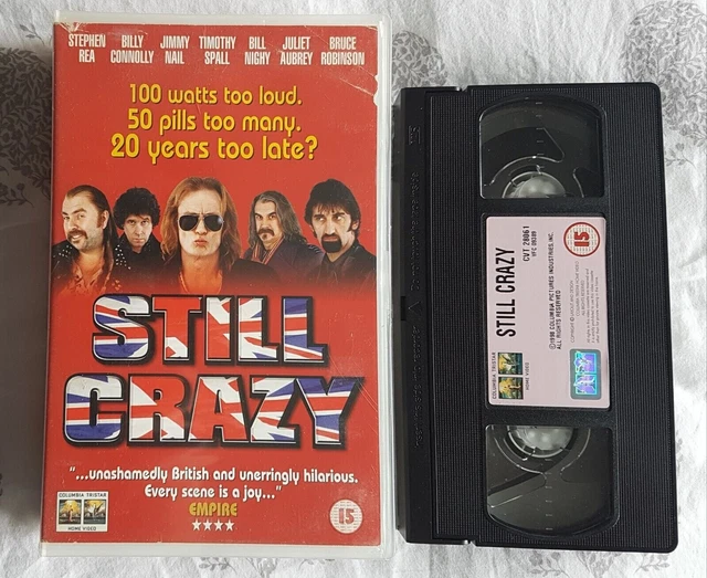 STILL CRAZY (VHS)BIG BOX- Jimmy Nail + Billy Connolly + Bill Nighy ...