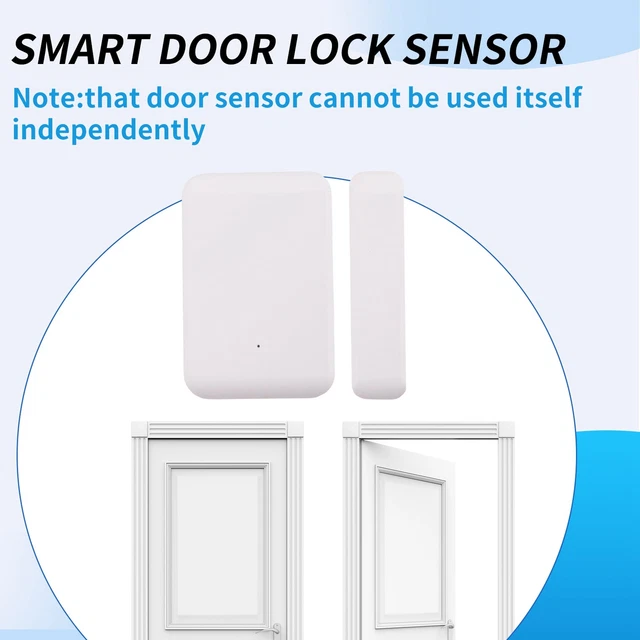 2.4GHZ TTLOCK Door Sensor Door Contact Detection Open Close Status Works6697 $27.95 - PicClick AU