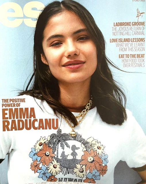 EMMA RADUCANU- ES MAGAZINE FRONT COVER+6 Article -JULY 2022 $2.68 ...
