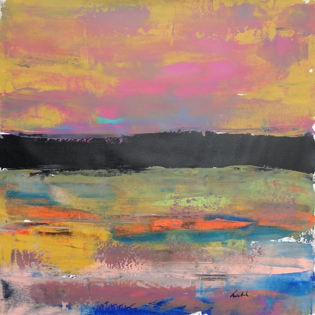 ORIGINAL KÜNSTLER GEMÄLDE Acryl Modern Bild Kunst Abstrakt XXL Kunstwerk groß EUR 27,20 ...