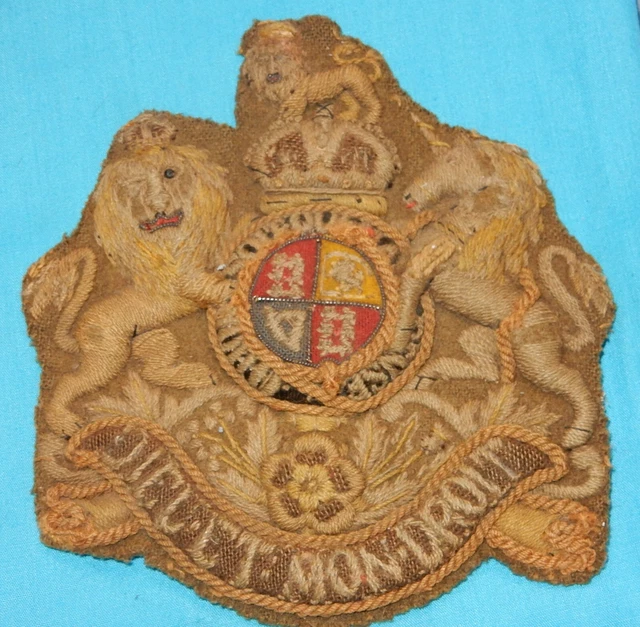 LARGE WW1 ERA Regimental Sergeant Major Rsm Rank Badge Patch British ...