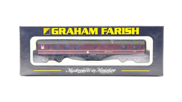 GRAHAM FARISH N Gauge - 374-102B - Mk1 Mini Buffet Rmb Maroon (M ...