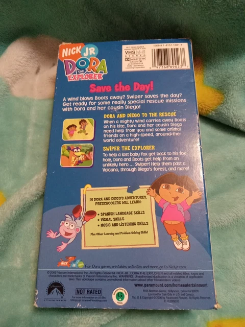 DORA THE EXPLORER - Save the Day (VHS, 2006)Nick Jr Paramount £5.64 ...
