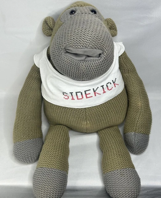PG TIPS TEA Monkey Soft Toy ITV Digital 2001 SIDEKICK MONKEY 45cm £19. ...