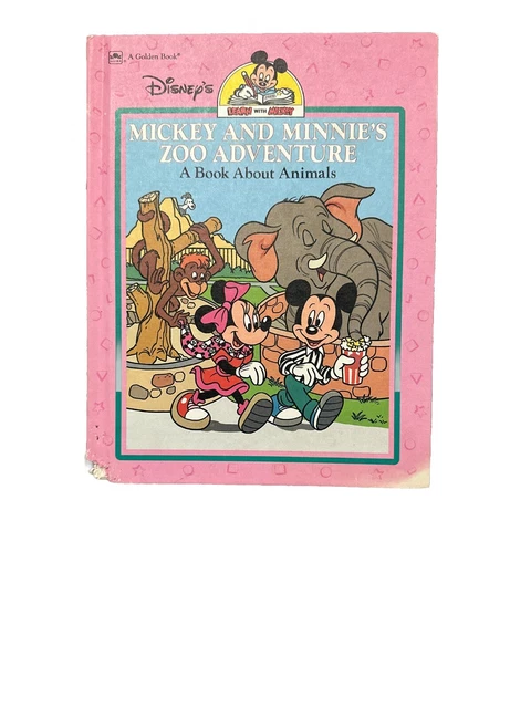 DISNEY’S MICKEY AND Minnie zoo adventure a book about animals £1.46 ...