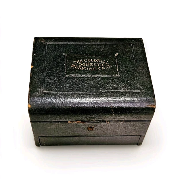 ANTIQUE 1800'S VICTORIAN Apothecary Medical Case, Box, Rare, Deseased ...