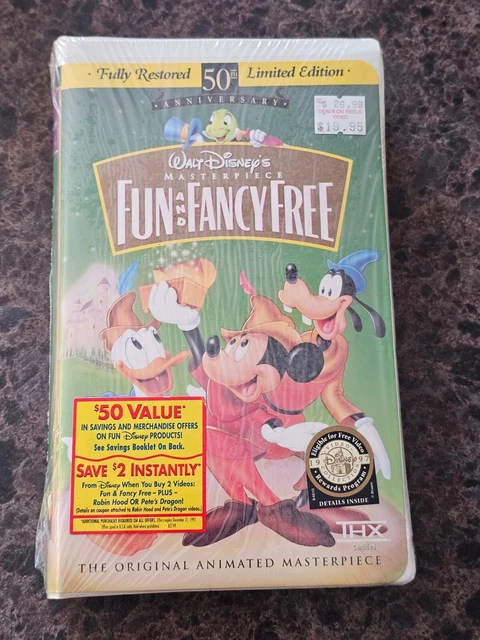 BRAND NEW FUN And Fancy Free (VHS; 1997) RARE Sealed OOP *SEE NOTE* £10 ...