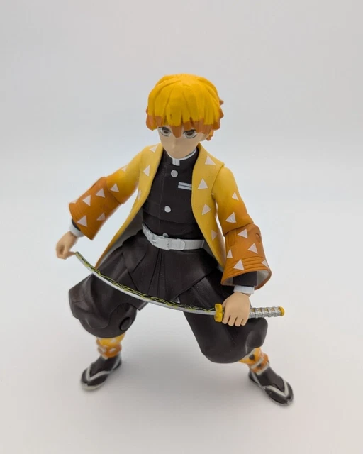 ZENITSU AGATSUMA FIGURINE Demon Slayer: Kimetsu no Yaiba Anime Action ...