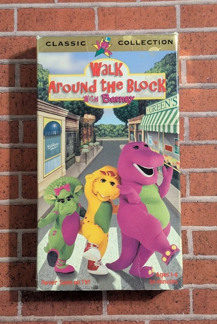 BARNEY - WALK Around The Block With Barney (1999 VHS) 90's Classic ...