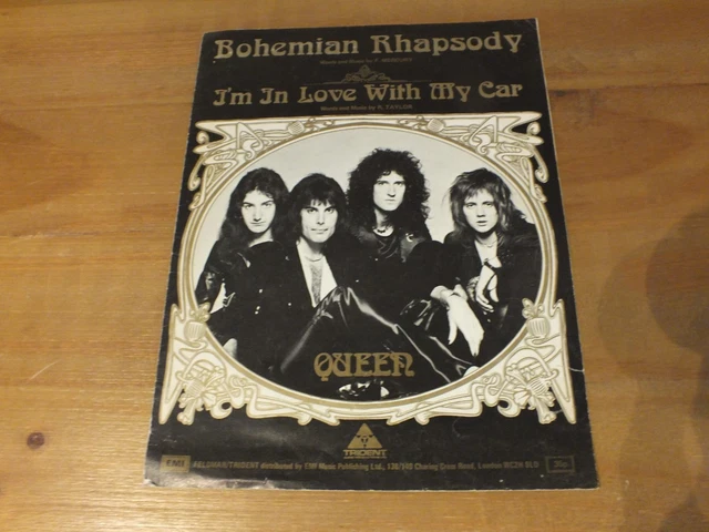 QUEEN - BOHEMIAN Rhapsody Original Sheet Music £26.69 - PicClick UK
