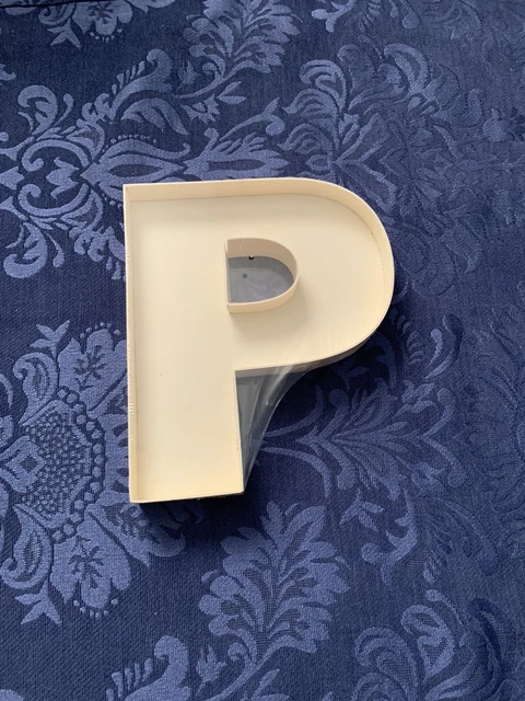 20CM WOODEN FILLABLE Letter P £4.95 - PicClick UK