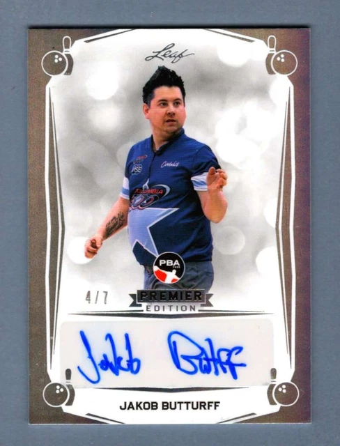 JAKOB BUTTURFF 2023 Leaf PBA Premier Edition Holo argent parallèle ...