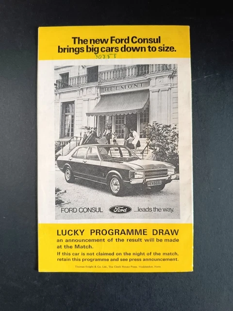 PROGRAMMA UFFICIALE TOTTENHAM-FEYENOORD 17 ottobre 1972 EUR 9,99 - PicClick IT