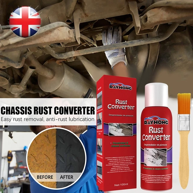 100ML RUST CONVERTER Anti-Rust Non-Toxic Inhibitor Metal Surface Paint ...