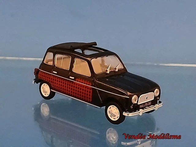 VOITURE DE COLLECTION, Renault 4 Parisienne 1964 - Norev Hachette 1/43 ...
