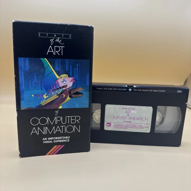 VINTAGE STATE OF the Art Computer Animation Visual Showcase 1988 VHS ...