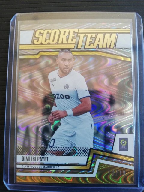 PANINI SCORE LIGUE 1 PAYET SCORE TEAM gold swirl 10/10 EUR 115,00 ...