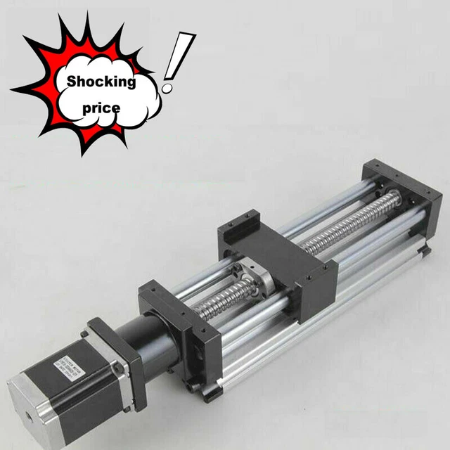 BALL SCREW LINEAR CNC Slide Stroke 100-1000mm Long Stage Actuator ...