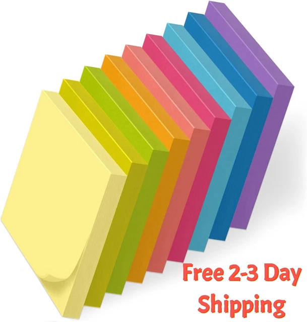 POST IT NOTES Pop-Up, Sticky Notes, 3X3 Inches, 9 Pads, Bright Colors ...