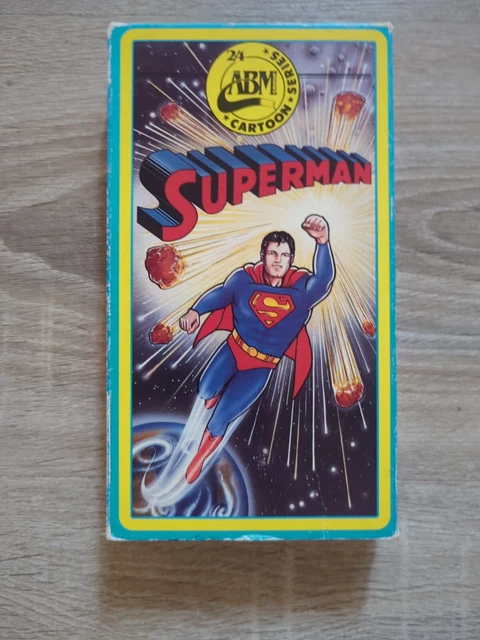 VINTAGE SUPERMAN 1942 cartoon series ABM VHS (tested) rare $39.97 ...