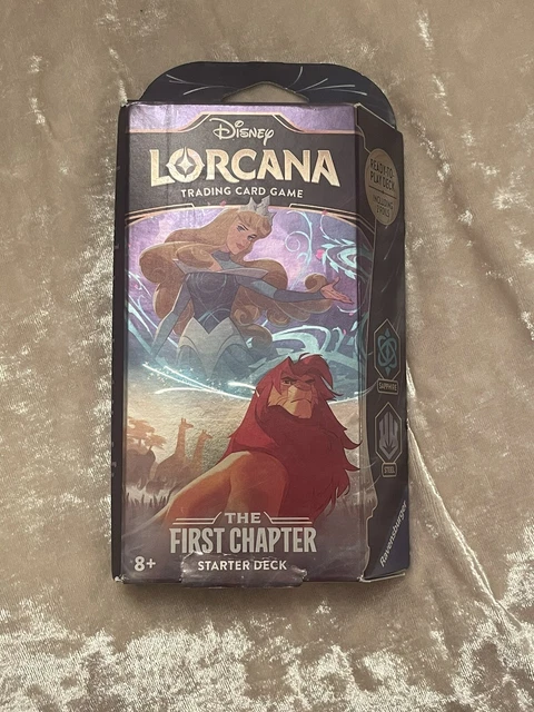 DISNEY LORCANA THE First Chapter Starter Deck Sapphire & Steel Sealed ...