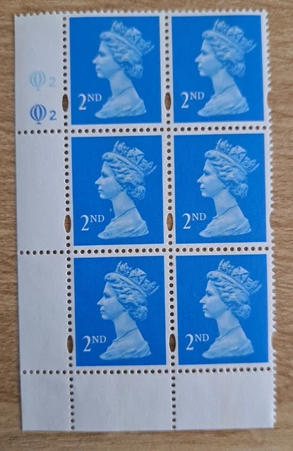 GB UM DEFINITIVE MACHIN CYLINDER BLOCK 2nd SG1664 Yellow Fluor Cyl Q2Q2 £9.99 - PicClick UK