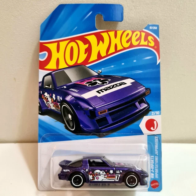 HOT WHEELS 2026 Mazda RX-7 RX7 HW J-Imports Purple Combined Postage $7. ...