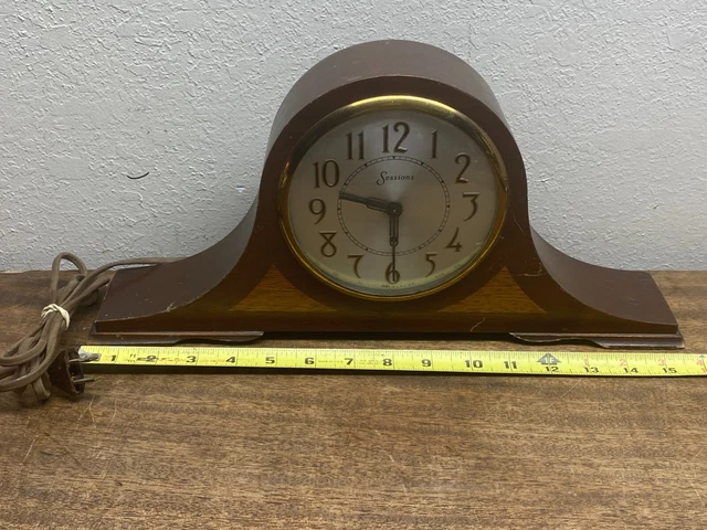 VINTAGE SESSIONS WESTMINSTER Model M Mantle Clock 60 Cycle Electric ...