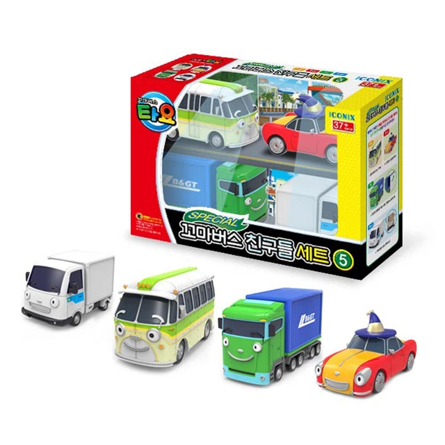 TAYO THE LITTLE Bus Friends Special Set 5° (4 auto) EUR 33,98 - PicClick IT